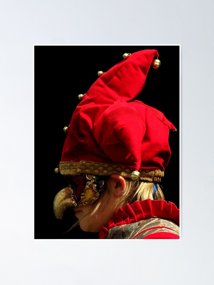 "Profile Of A Jester" Poster for Sale by artisandelimage | Redbubble