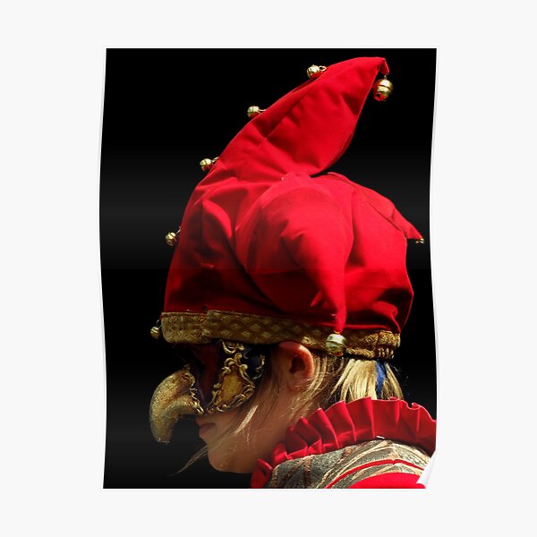 "Profile Of A Jester" Poster for Sale by artisandelimage | Redbubble