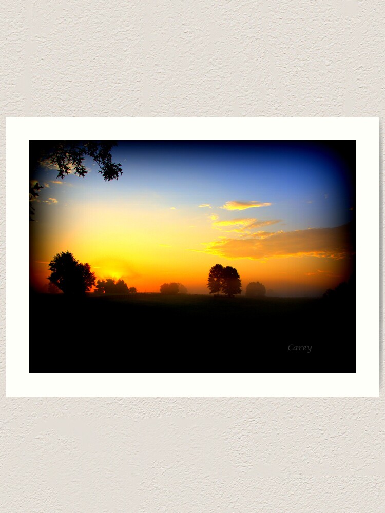 "Horse Farm Morning II" Art Print for Sale by careybook | Redbubble