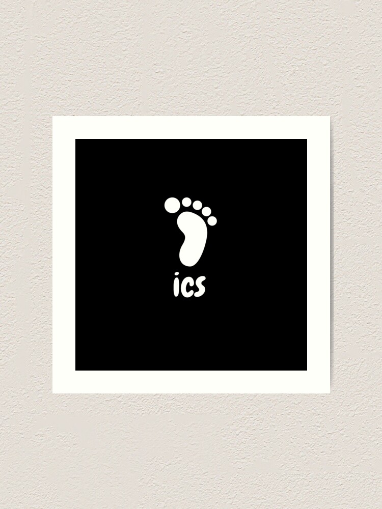 "Haikyuu ICS Foot Logo" Art Print for Sale by Carysan | Redbubble