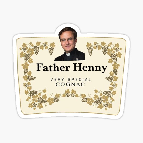 "Father Henny" Sticker by grace-duncan | Redbubble