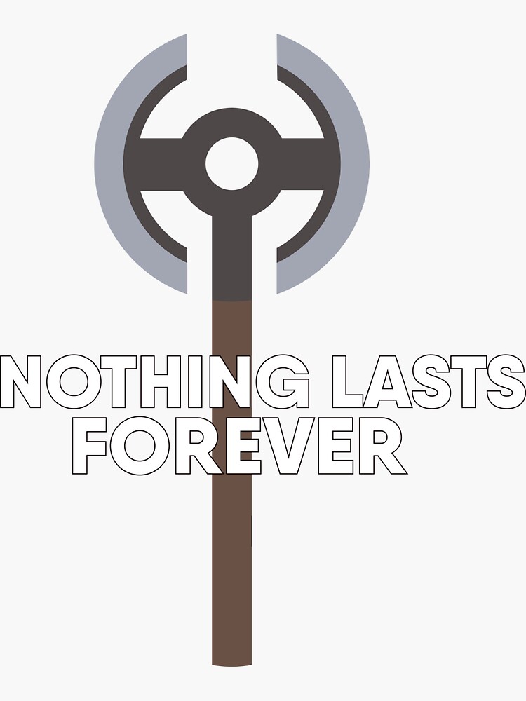 "The Old Guard Labrys" Sticker by pyramd | Redbubble