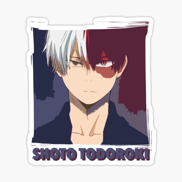 "Shoto Todoroki MHA" Sticker by LokittyLevi | Redbubble
