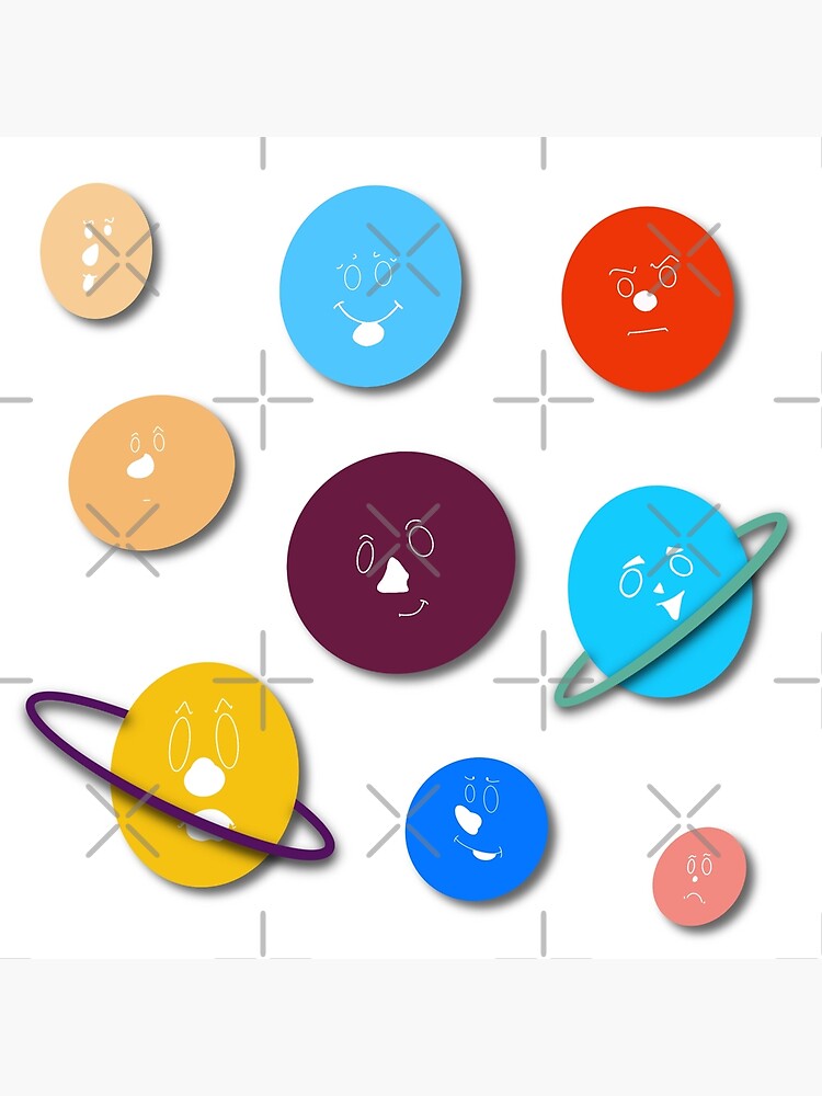 "Goofy Planets" Poster for Sale by CorgDesigns | Redbubble