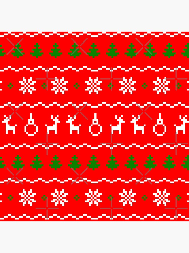 "Ho ho ho Christmas texture" Sticker for Sale by dirimir | Redbubble