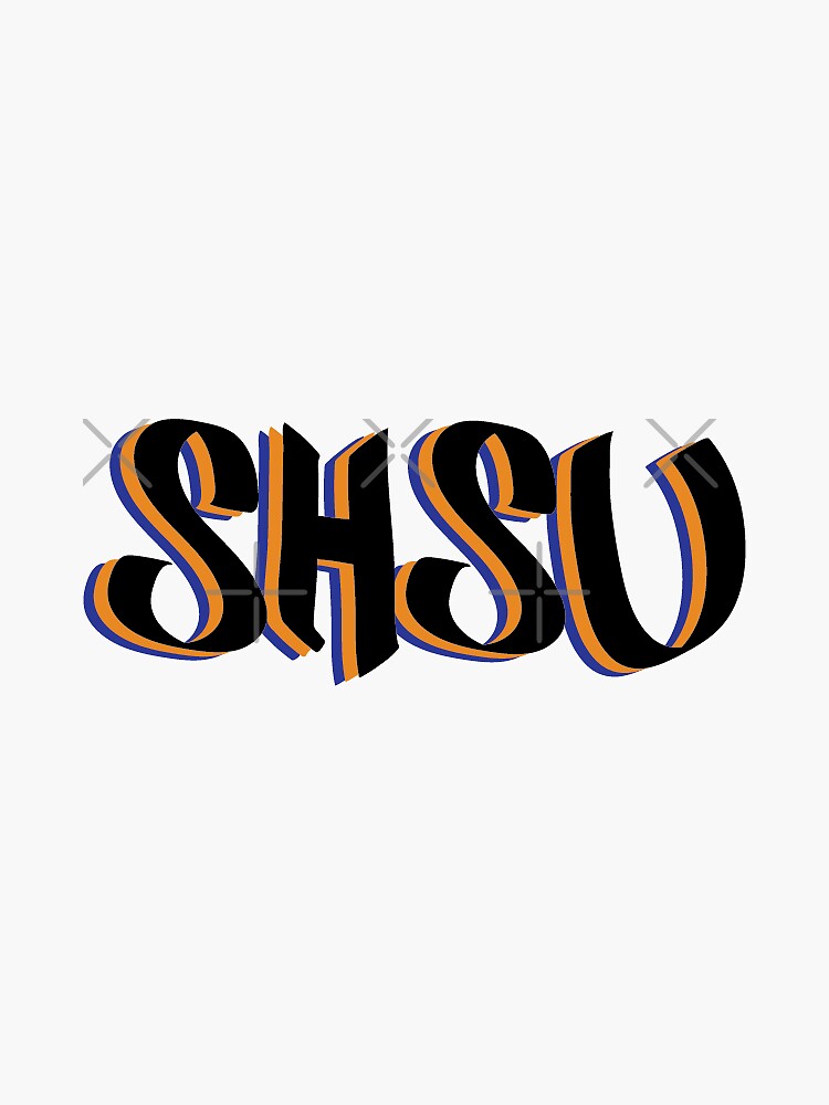 "SHSU " Sticker by parakeetz | Redbubble