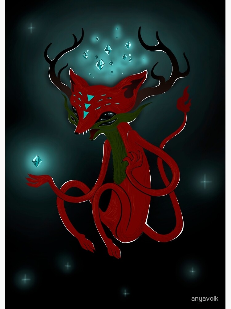 "Magic Fox" Poster by anyavolk | Redbubble