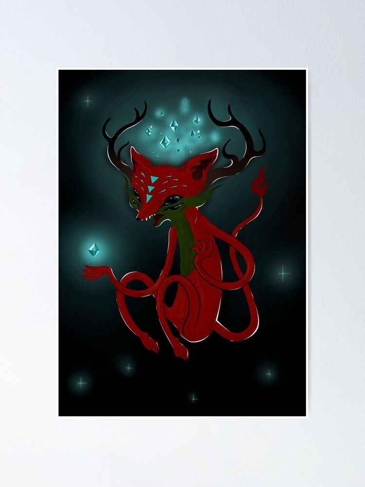"Magic Fox" Poster by anyavolk | Redbubble