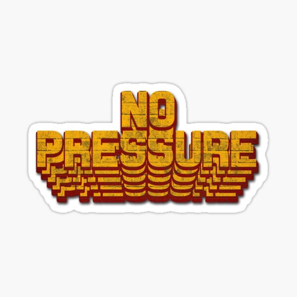 "Logic No Pressure Brick Wall Graffiti Graphic Design " Sticker for ...