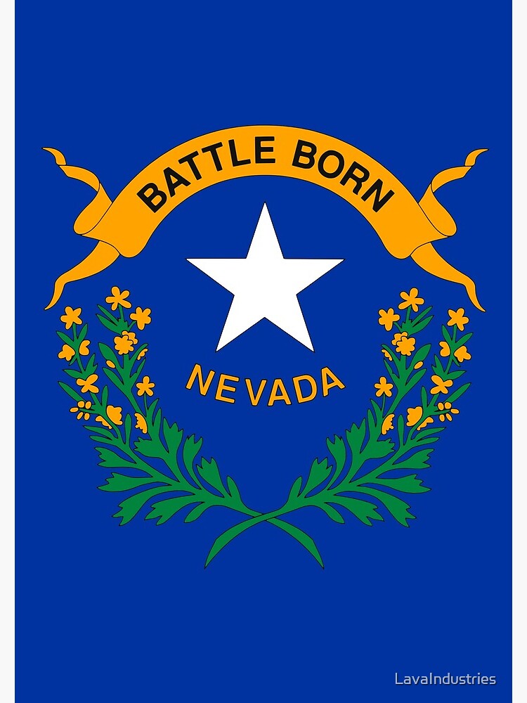 "Battle Born Nevada State Flag Logo" Journal for Sale by LavaIndustries ...