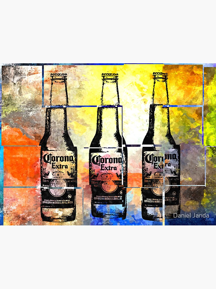 "Corona Beer Mosaic" Sticker by danieljanda | Redbubble