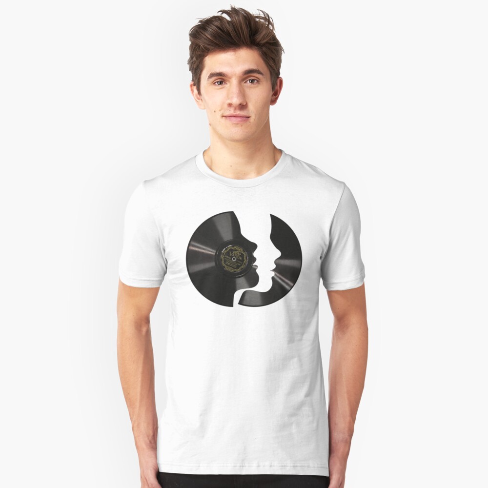 "Vinyl Profile" T-shirt by zomboy | Redbubble