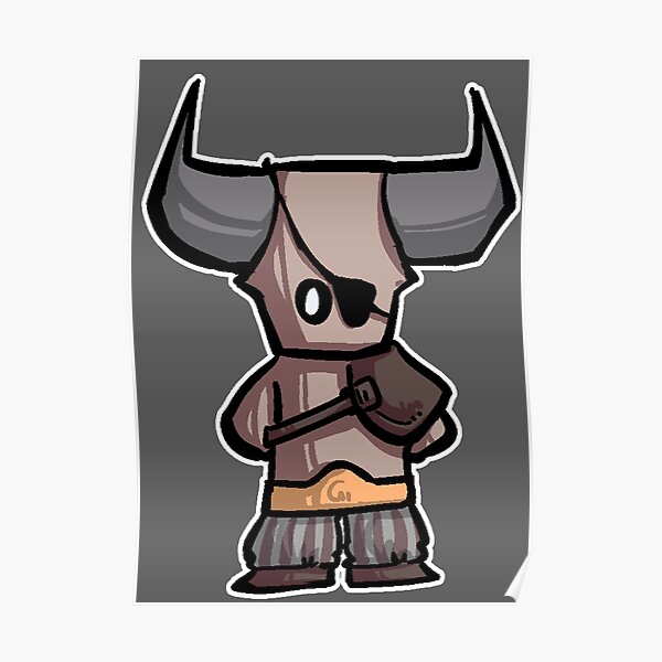 "Bull chibi" Poster for Sale by ArryDesign | Redbubble