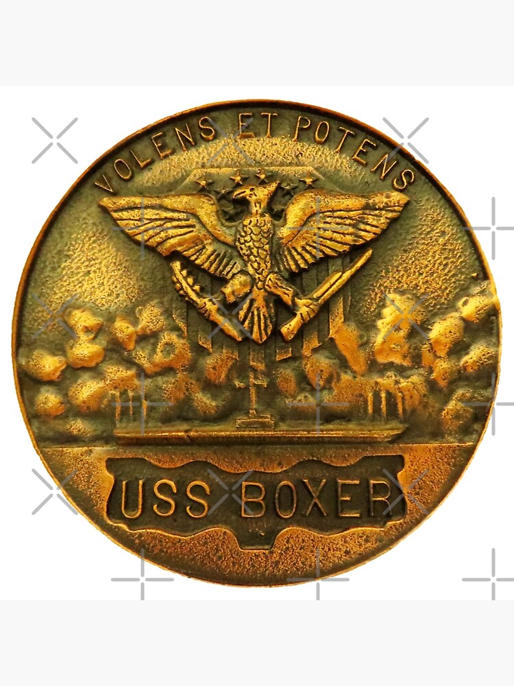 "USS Boxer - Volens Et Potens" Poster for Sale by ZinaStromberg | Redbubble