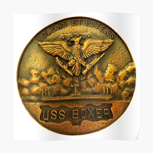 "USS Boxer - Volens Et Potens" Poster for Sale by ZinaStromberg | Redbubble