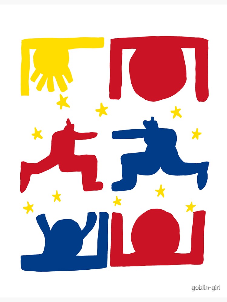 "Fighting Primary Colours" Sticker for Sale by goblin-girl | Redbubble