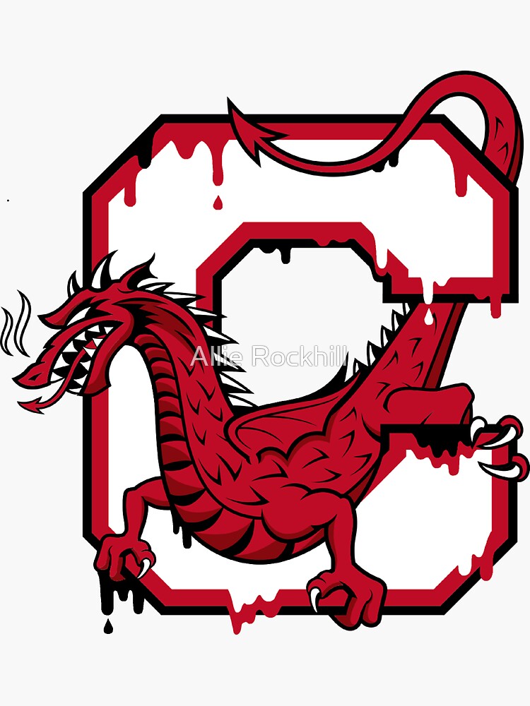 "Cortland dripping Red Dragon" Sticker for Sale by anrockhi | Redbubble