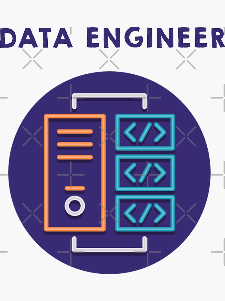 "Data Engineer designs for Data Geeks and engineers" Sticker by ...