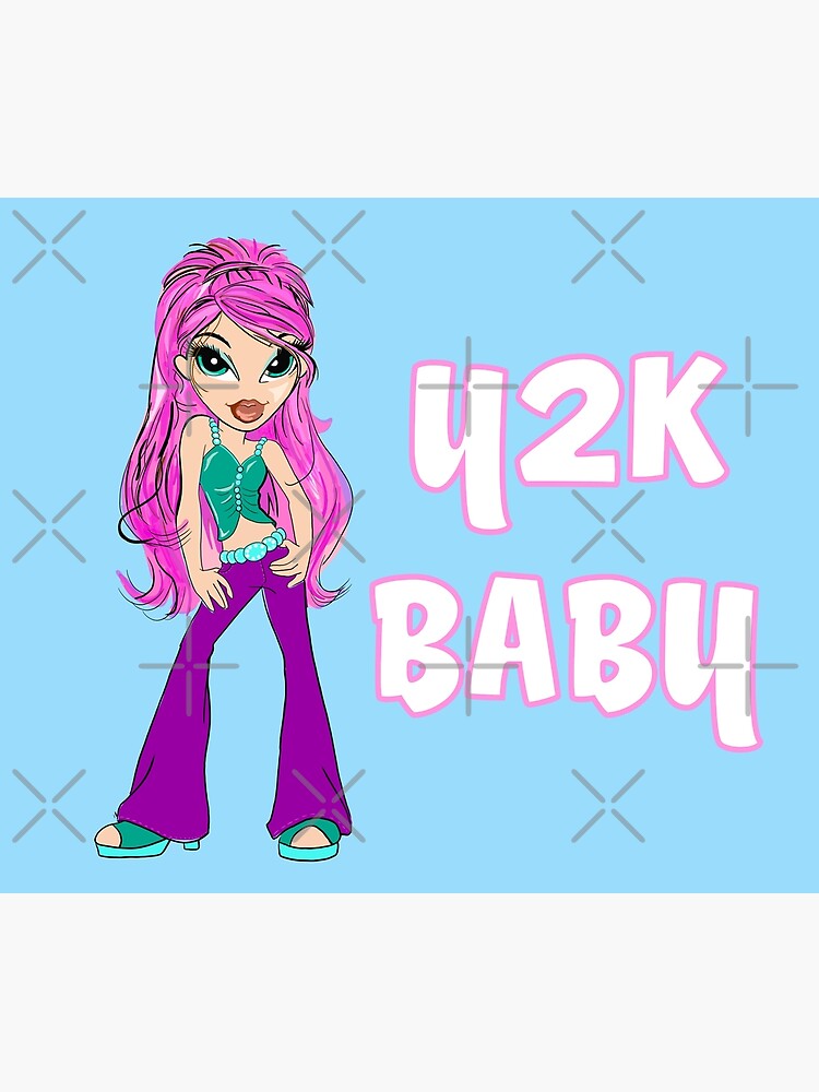 "Y2K BABY vaporwave Y2K baby tee aesthetic bratz " Canvas Print for ...