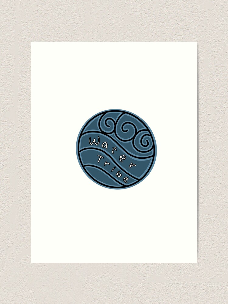 "Water Tribe Logo" Art Print for Sale by willawalberg | Redbubble
