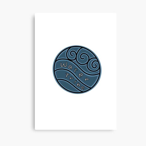 "Water Tribe Logo" Canvas Print by willawalberg | Redbubble