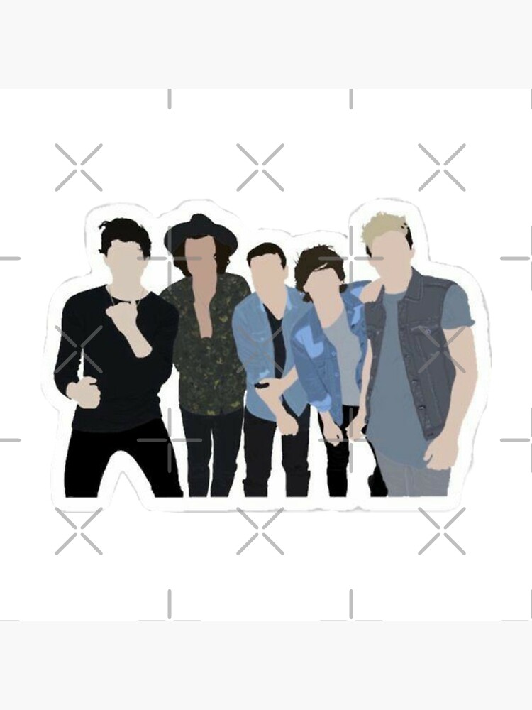 "1D members " Poster by Luckyday701 | Redbubble