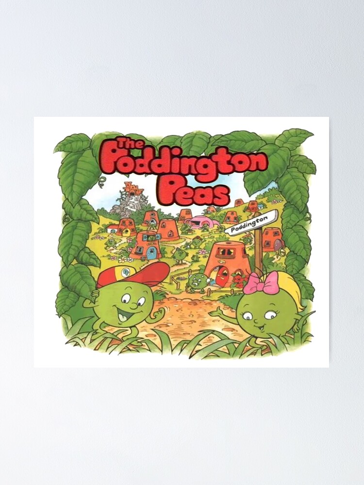 Póster «The Poddington Peas - TV retro para niños» de oldkidstv | Redbubble