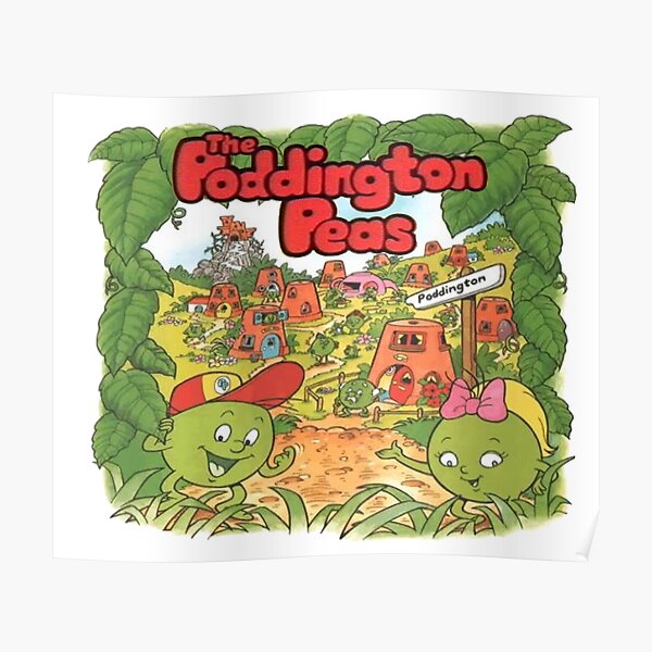 Póster «The Poddington Peas - TV retro para niños» de oldkidstv | Redbubble