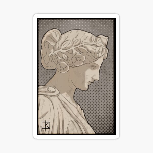 "ATHENA" Sticker for Sale by JKSensei | Redbubble