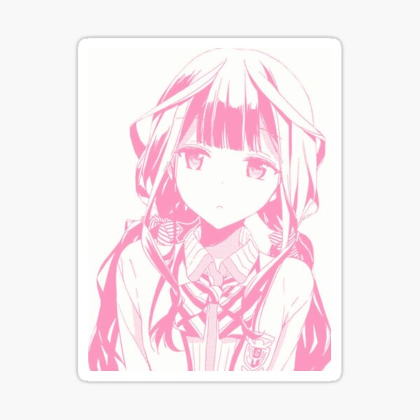 "Cute Girl Thinking" Sticker for Sale by Doncar | Redbubble
