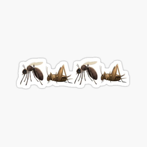"TikTok Bug Emojis" Sticker for Sale by Amariafagundes | Redbubble