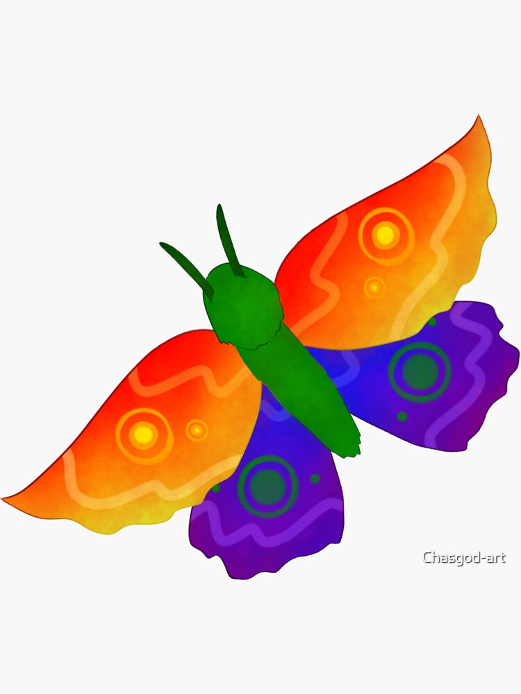 "Pride Moth - Rainbow Flag" Sticker for Sale by Chasgod-art | Redbubble