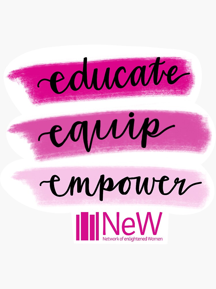 "Educate Equip Empower" Sticker for Sale by NeWNetwork | Redbubble