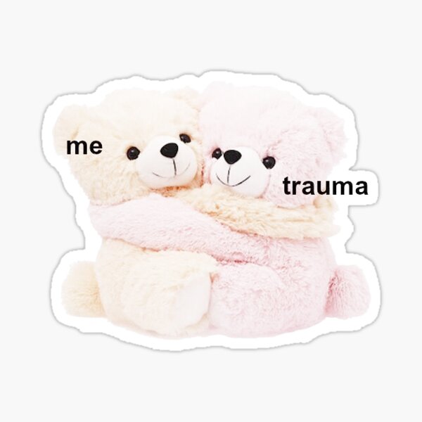 "cute bears hugging" Sticker for Sale by bleharts | Redbubble