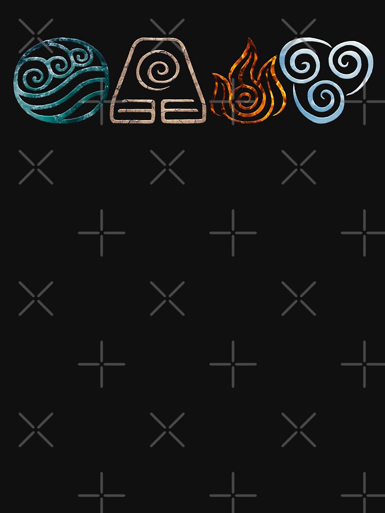 "Avatar Emblems" T-shirt by loki-doki-choki | Redbubble