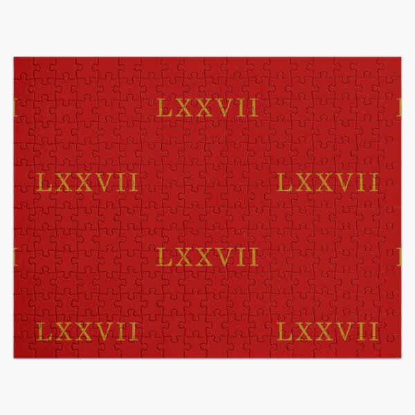 Roman Numerals Jigsaw Puzzles | Redbubble