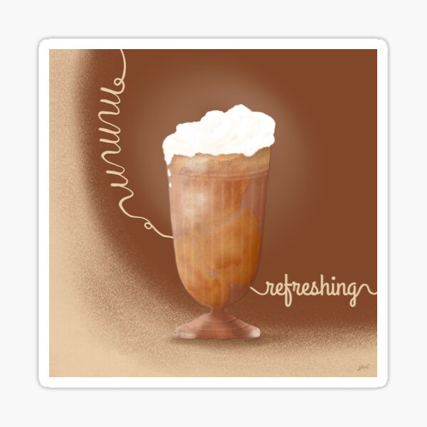 "Root Beer Float Ice Cream Refreshing" Sticker for Sale by Sheri42 | Redbubble
