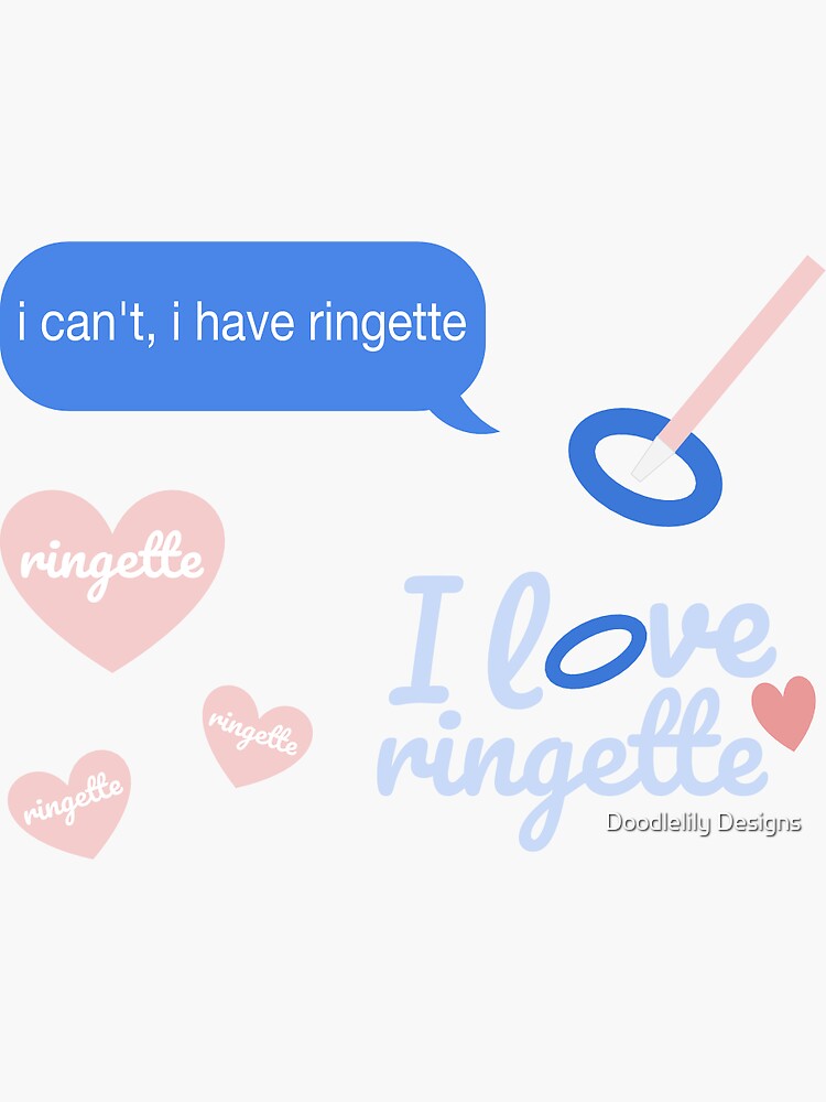 "Ringette Pack" Sticker for Sale by LainaCarberry | Redbubble