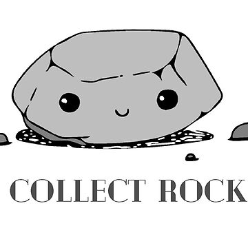 "I collect rocks" Sticker for Sale by Trickyy90 | Redbubble