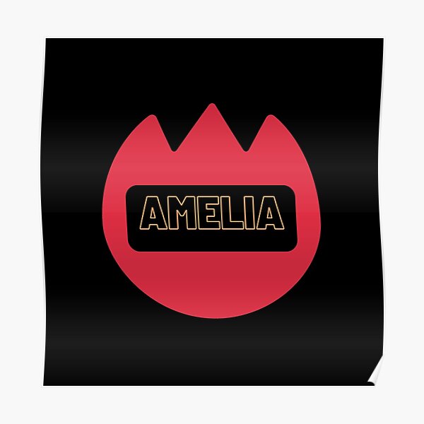 Amelia Name Posters | Redbubble