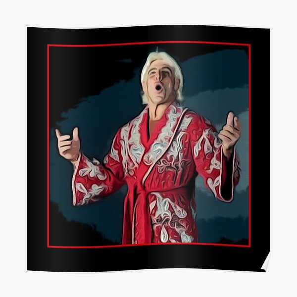 "Slick Rick Wrestling Legend " Poster for Sale by Lucky-Devil | Redbubble