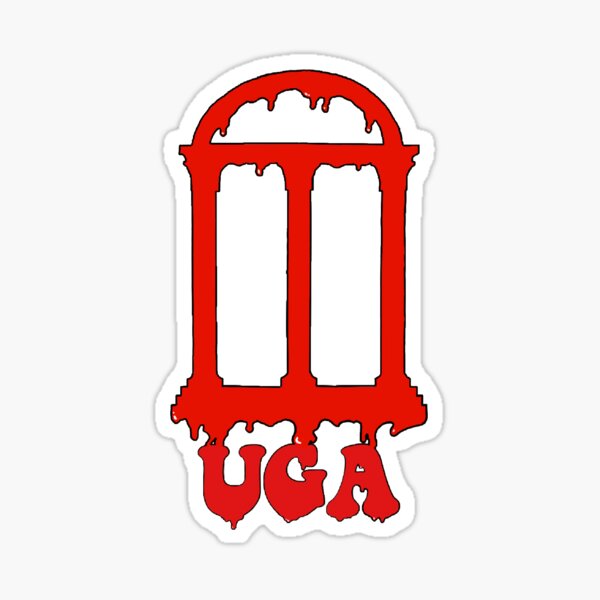 "UGA Arch" Sticker for Sale by lynseyowen0 | Redbubble