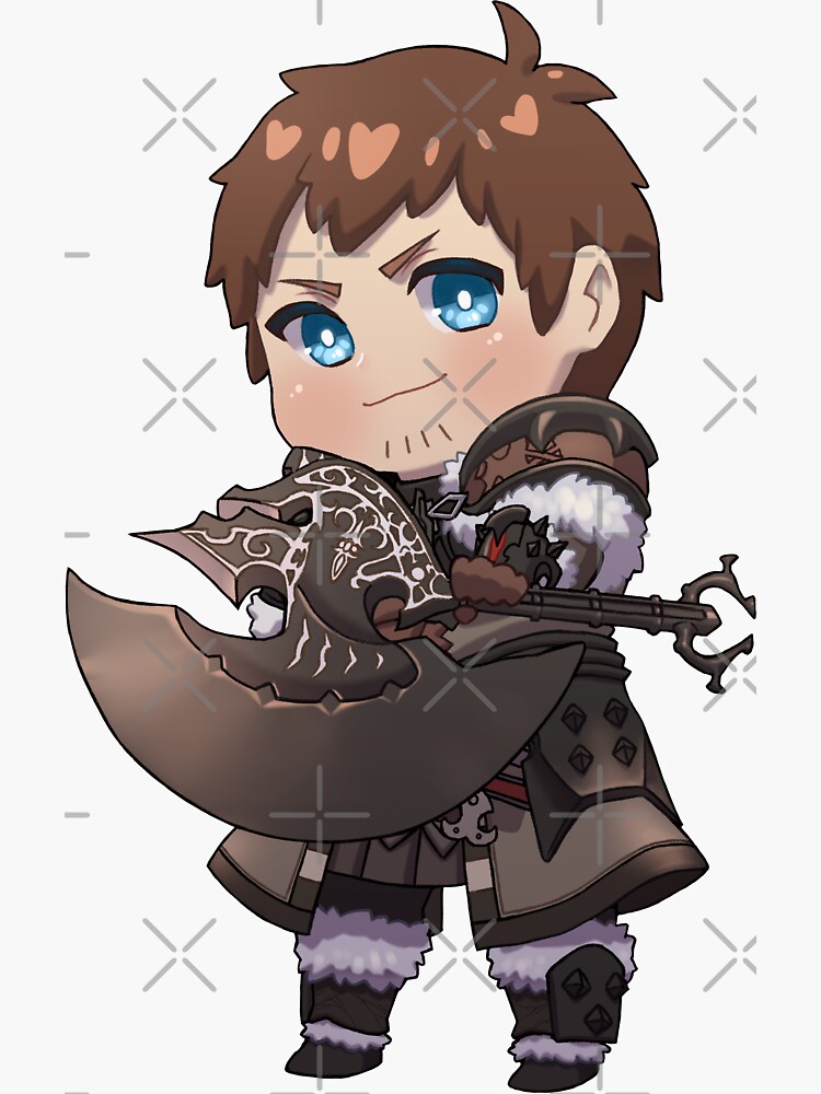 "Ardbert" Sticker for Sale by Asrielle | Redbubble