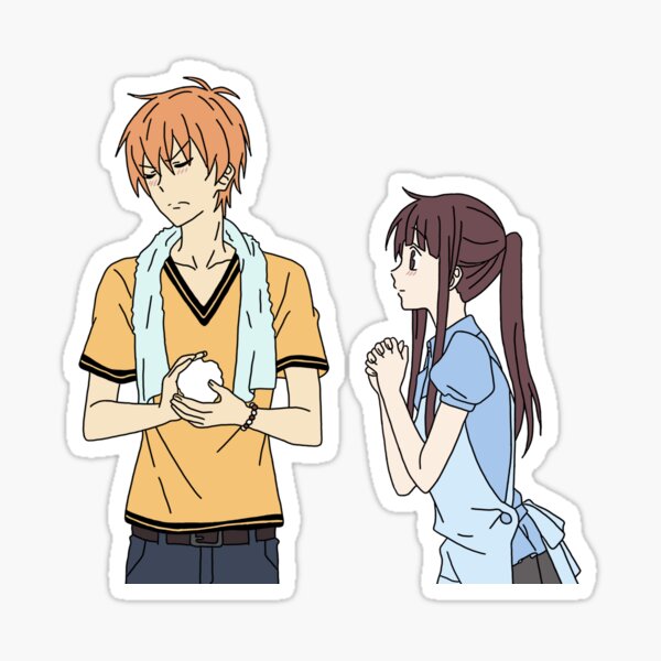 "Kyo and Tohru" Sticker by micahaislynn | Redbubble