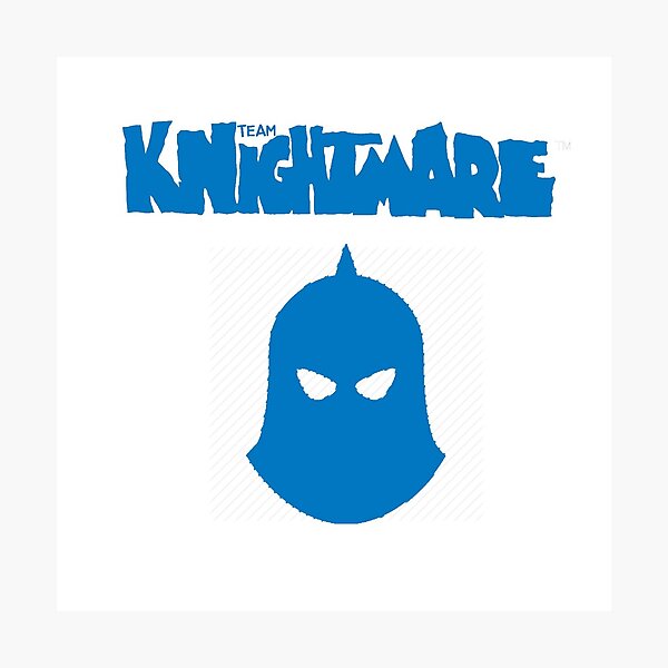 "Team Knightmare Blue" Photographic Print by sirtizzy09 | Redbubble
