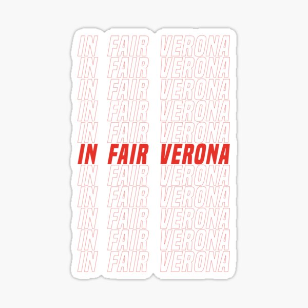 "In Fair Verona Repeater " Sticker for Sale by Dr-Faustus | Redbubble
