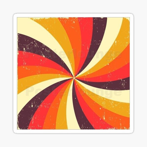 "70s pinwheel" Sticker for Sale by CorbinB3 | Redbubble
