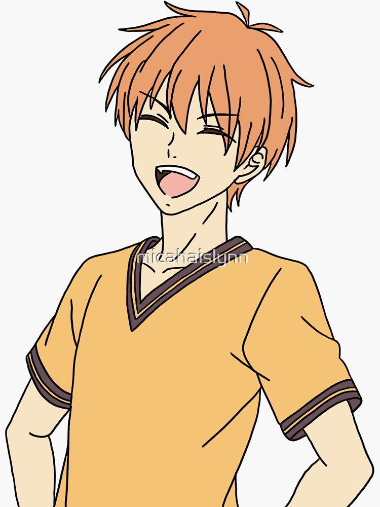 "Kyo Smiling" Sticker by micahaislynn | Redbubble