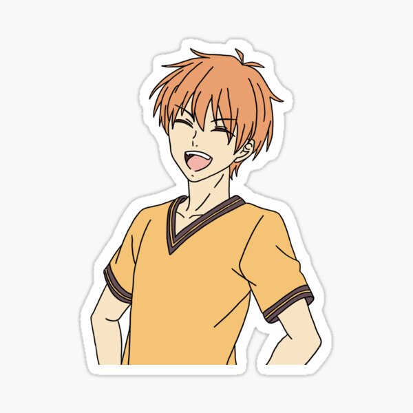 "Kyo Smiling" Sticker by micahaislynn | Redbubble