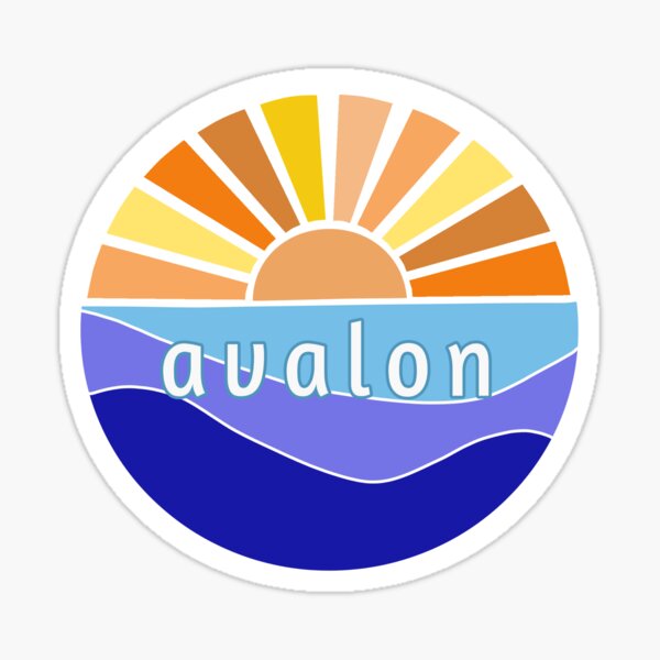 "AVALON" Sticker for Sale by jormarbs | Redbubble